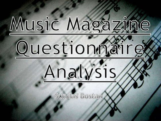 Analysis and Results of the Music Questionnaire | DOCX | Dance and ...