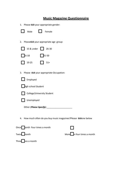 Media music mag questionnaire | DOCX