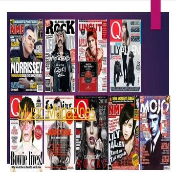 Music magazines | PPTX