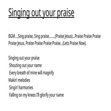Music Ministry.pptx for your soul ---___---- | PPTX