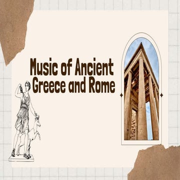 Music of Ancient Greece power point presentation | PPTX