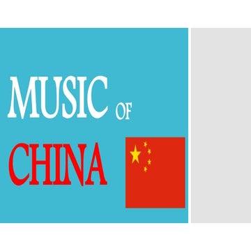 Music of china | PPTX