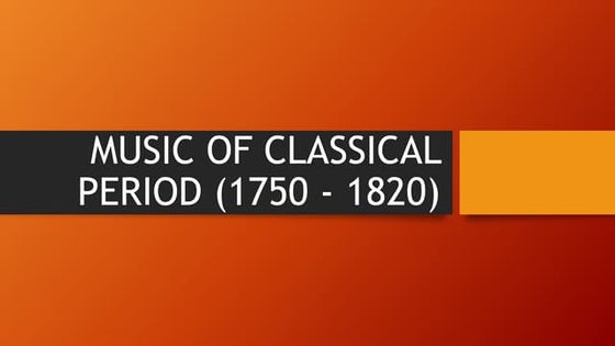 Arts of the neo classical period (1780-1840) | PPT
