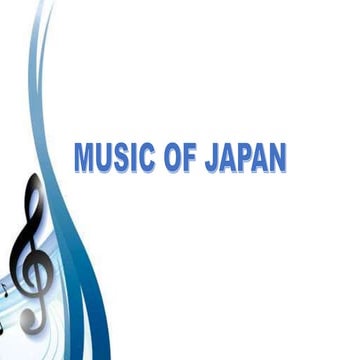 Music of japan | PPTX