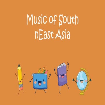 Music Of South East Asia.pptx. thailand malaysia indonesia | PPT