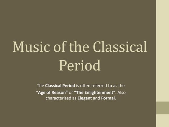 Classical period | PPT