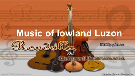 Rondalla Musical Instruments | PPTX