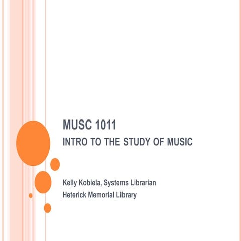IntroToStudyOfMusic | PPTX