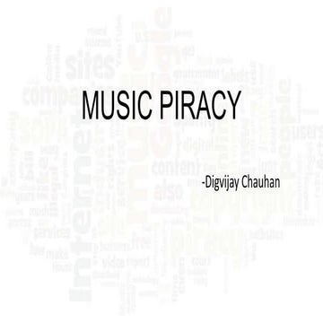 Music piracy | PPT