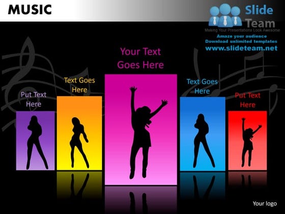 Musical instrument powerpoint ppt templates. | PPT