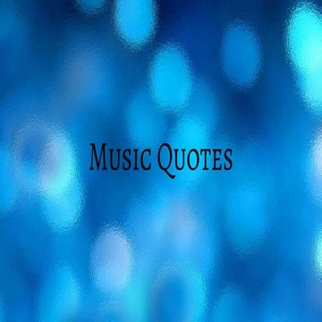 Music quotes | PPTX