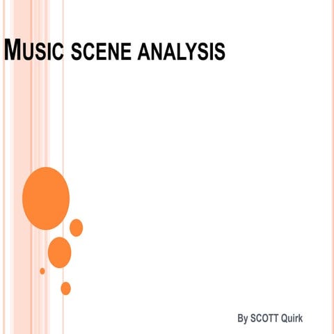 Music scene analysis | PPTX | Urban Contemporary Music | Music