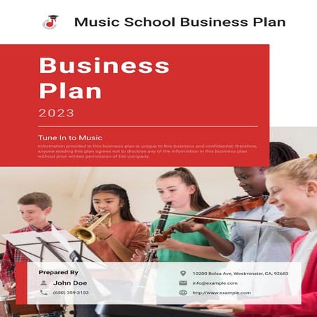 music school business plan | PDF