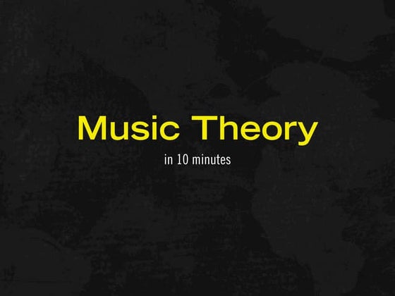 Theory of music(session 3) | PDF