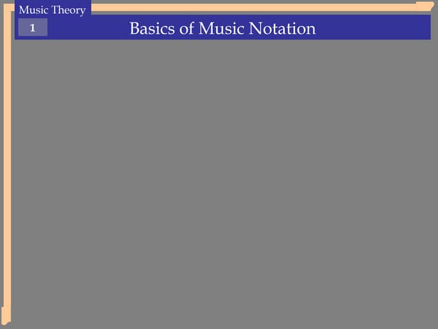 Understanding parts of a music staff | PPTX