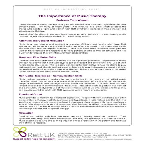 Music therapy | PDF