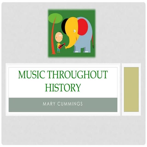 The Evolution of Music | PPTX