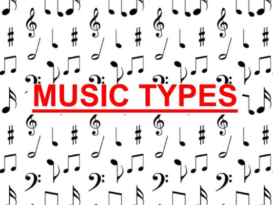 Mindmap music genre | PDF