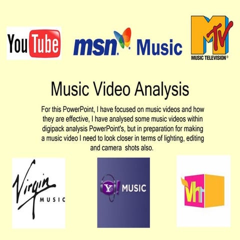 Music Video Analysis | PPT