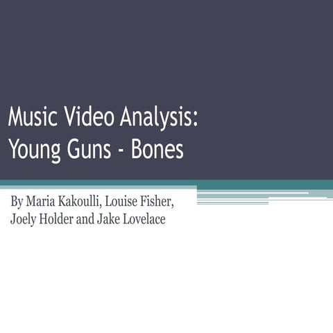 13. music video worksheet | PPTX