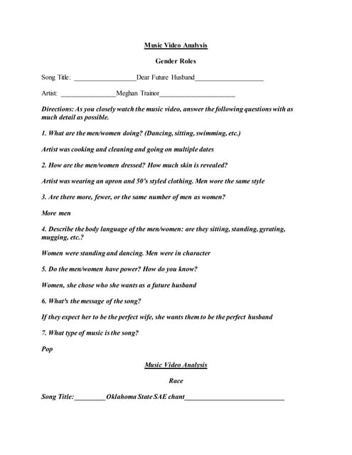 Video worksheet | PDF
