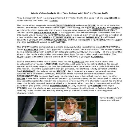 Taylor Swift The Man Music Video Production | PDF