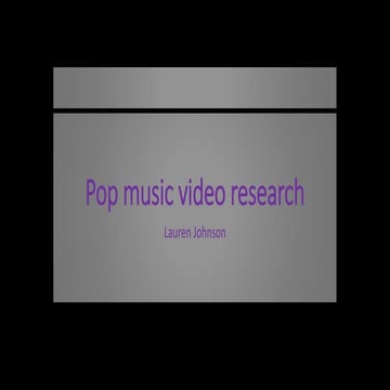 R&b music video codes and conventions | PPTX