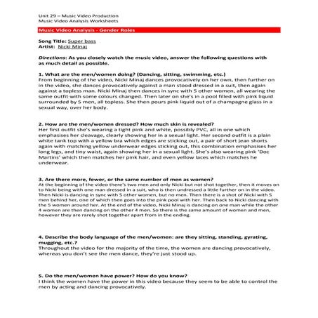 Video Analysis Worksheet The CEO Blueprint Business Planner & Sales