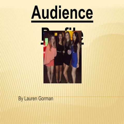 Music video audience profile | PPTX