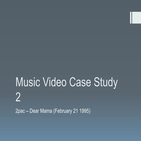 Music video case study 2 | PPTX | Hip Hop Music | Music