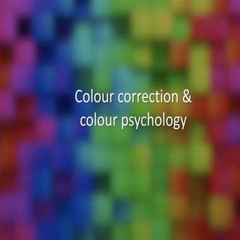 Music video - colour pyschology | PPTX