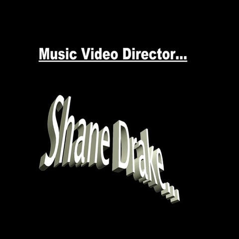 Music Video Director Shane Drake | PPT | Music Video | Genres