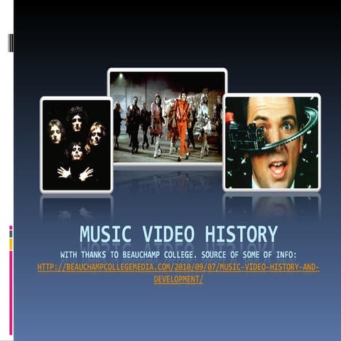 Music video history | PPT