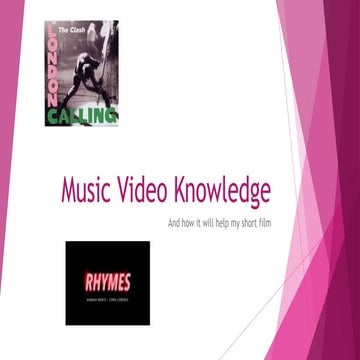 Music video knowledge | PPT
