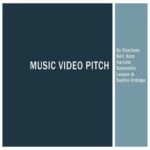 Music video analysis | PPTX