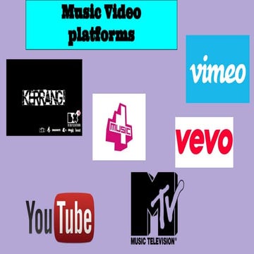 Music videos powerpoint | PPTX