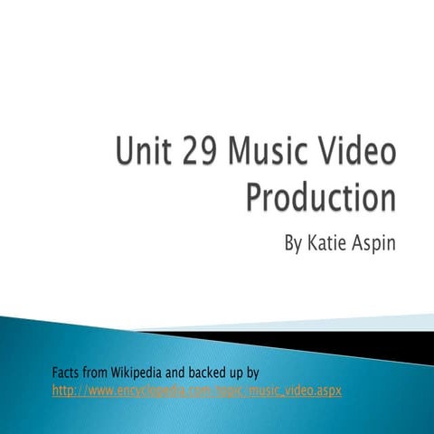 Music video powerpoint | PPT