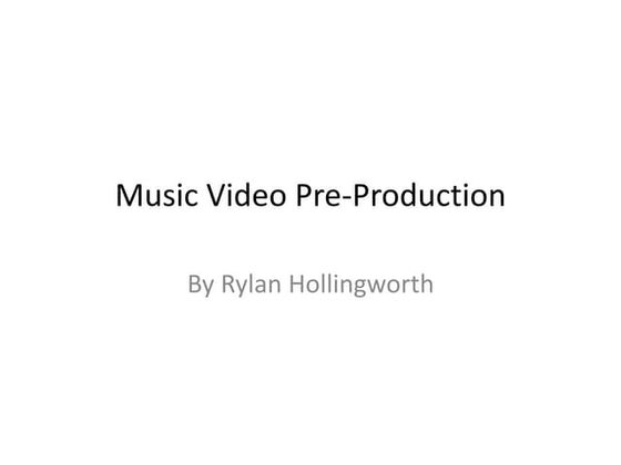 Understanding the requirements of pre-production | DOCX