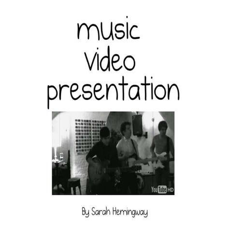 Media A2 music video treatment sheet | DOCX