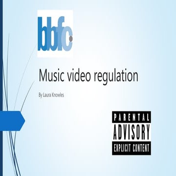 Music video regulation | PPT