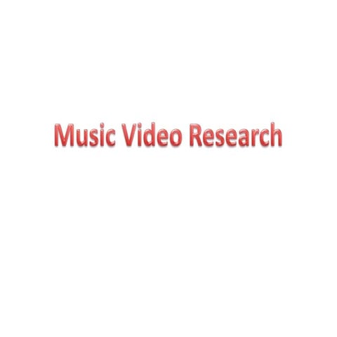 Analysis of a music video | DOCX
