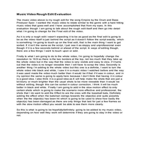 Basic editing techniques and cuts | PDF