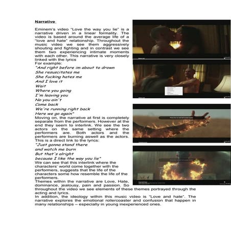 Media a2 music video analysis 6 | PPTX