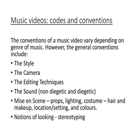 Music videos 1 | PPT