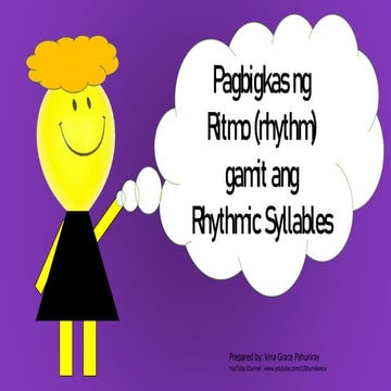 Pagbigkas ng Ritmo Gamit ang Rhythmic Syllables | PDF