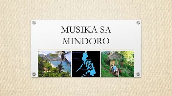 Katutubong musika ng Pilipinas | PPT | Music | Entertainment