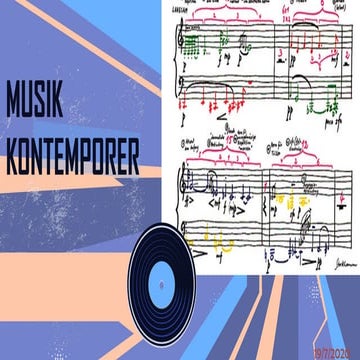 Contemporary music and types of contemporary music | PPTX