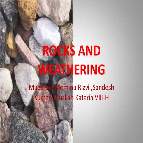 KINDS OF ROCKS | PPT