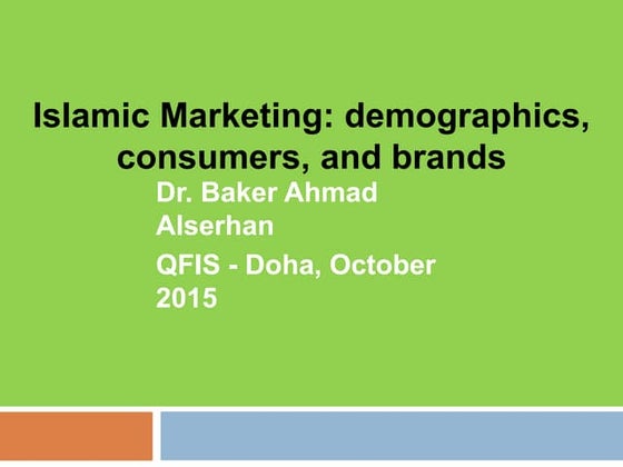 the islamic marketing plan | PPT