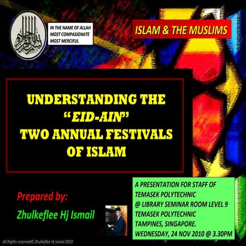 Muslim festivals[slideshare] | PPT